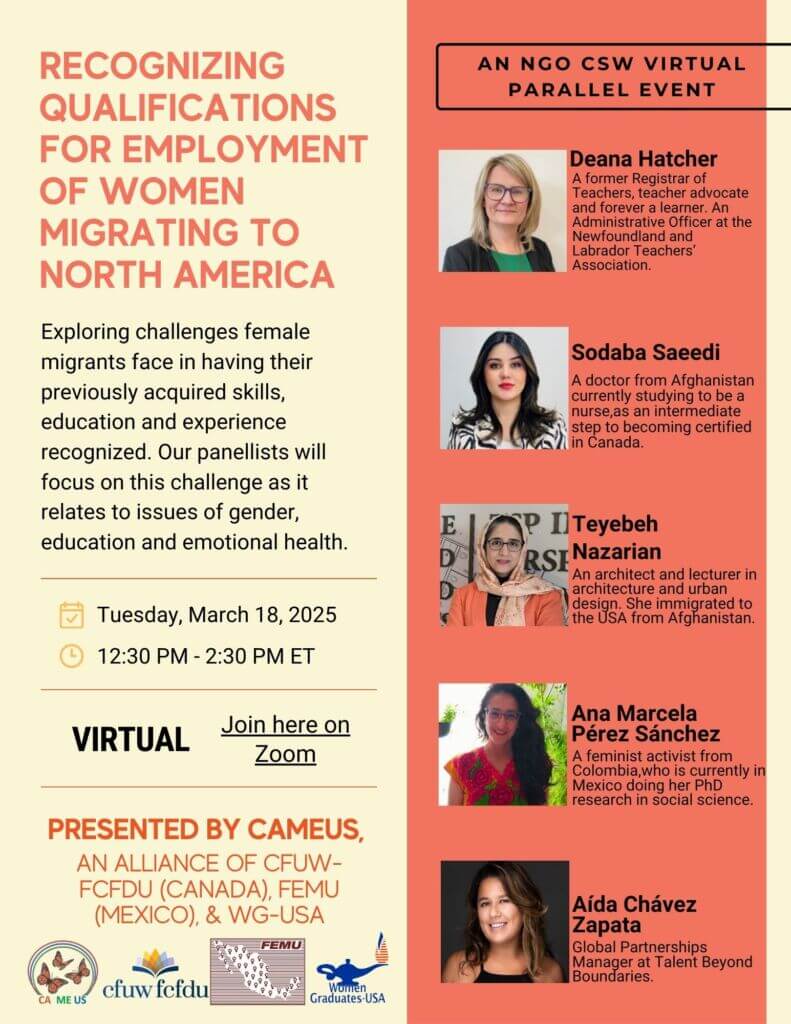 United Nations CSW - Canadian Federation of University Women